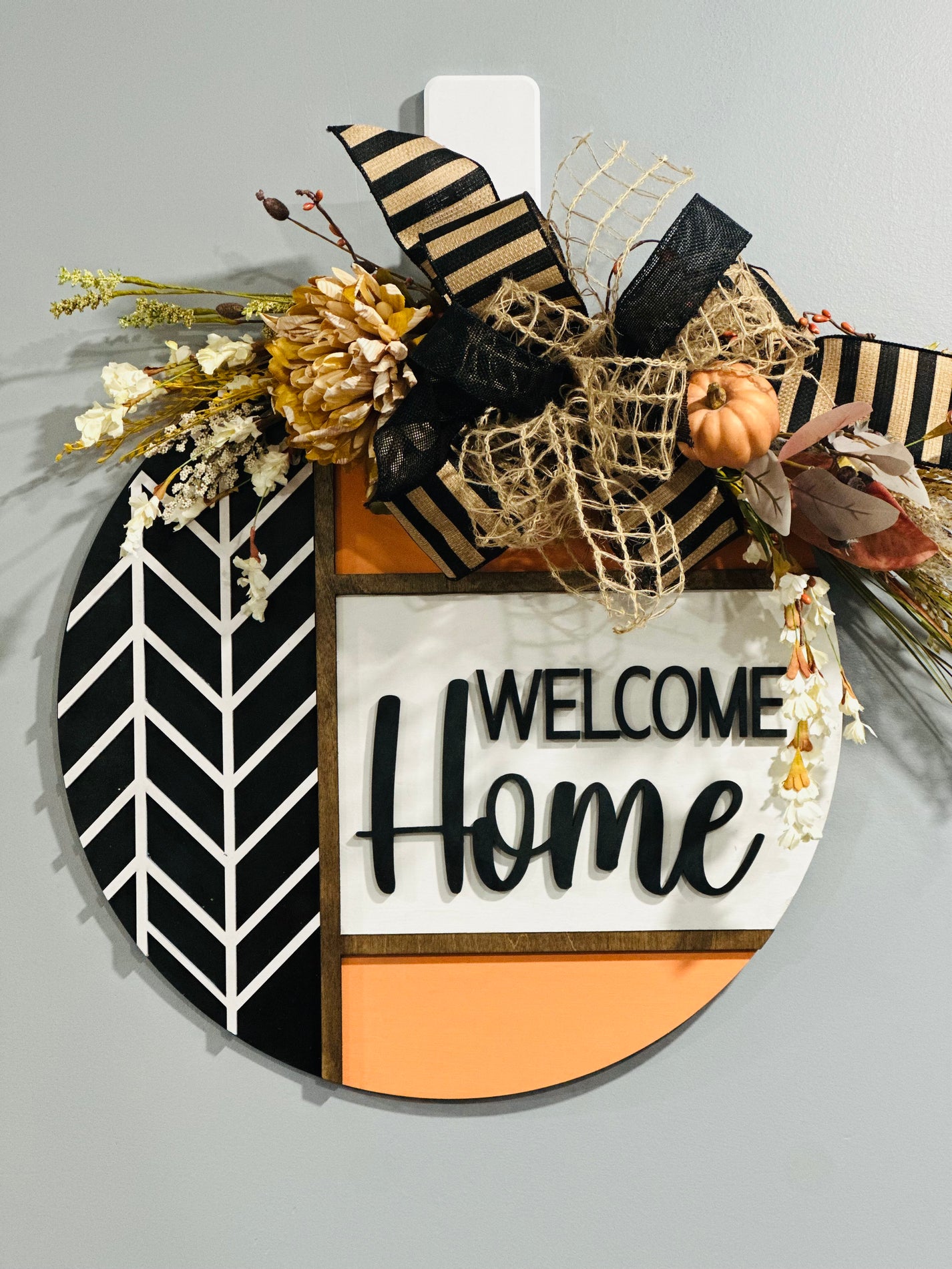 Welcome Home - Fall Edition Door Front Door Sign – WhipItUp Engraving ...